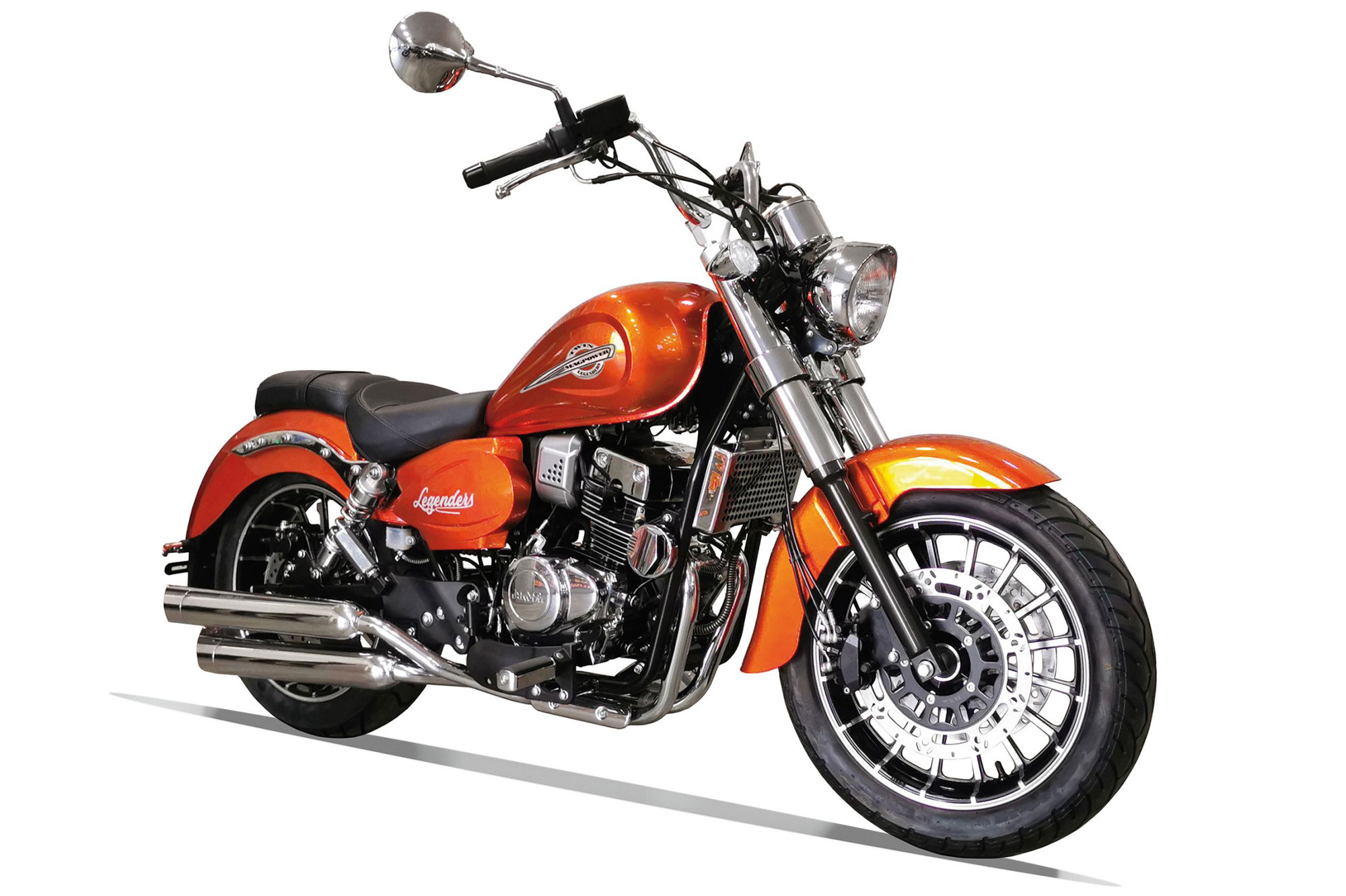 MAGPOWER 125cc LEGENDERS Orange-Le custom qui fait sensation